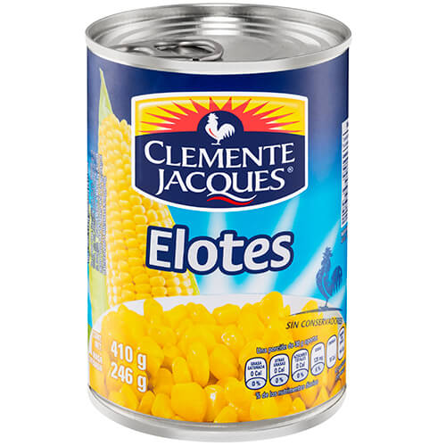 Caja Granos de Elote Clemente Jacques 410G/24P – Mayoreo Total